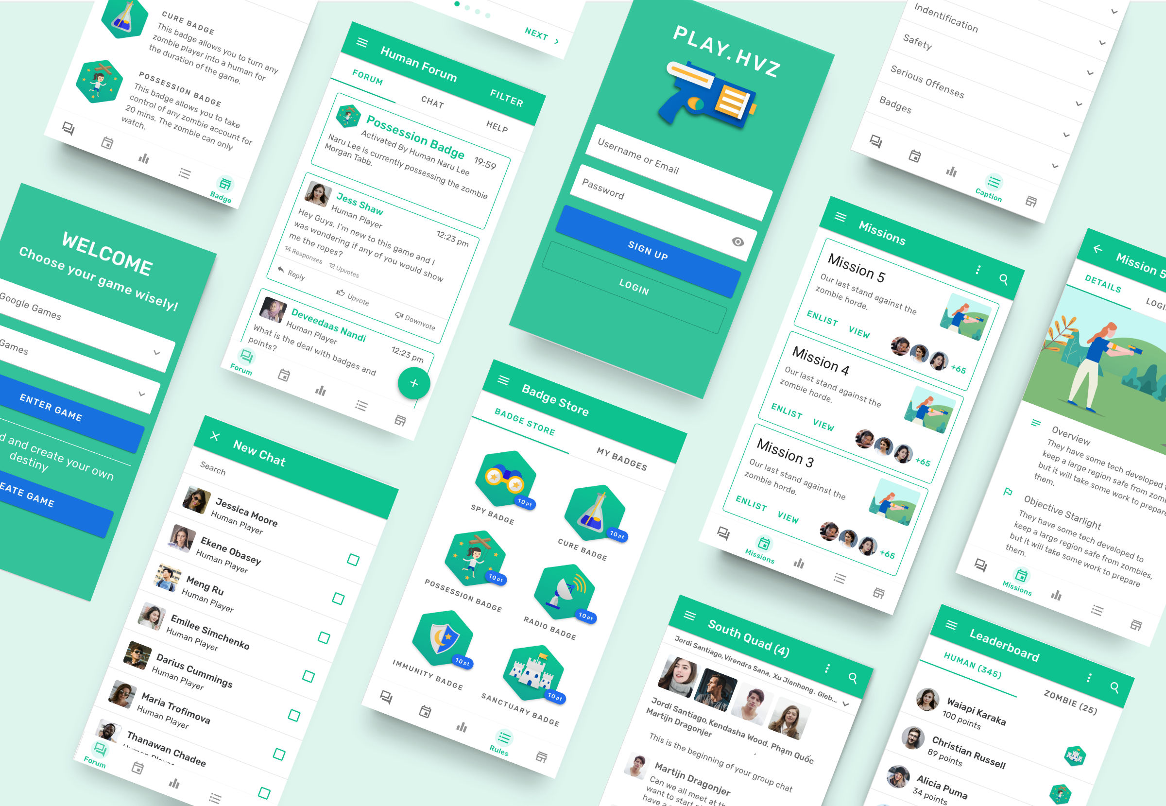 Playing Human vs. Zombies @ Google