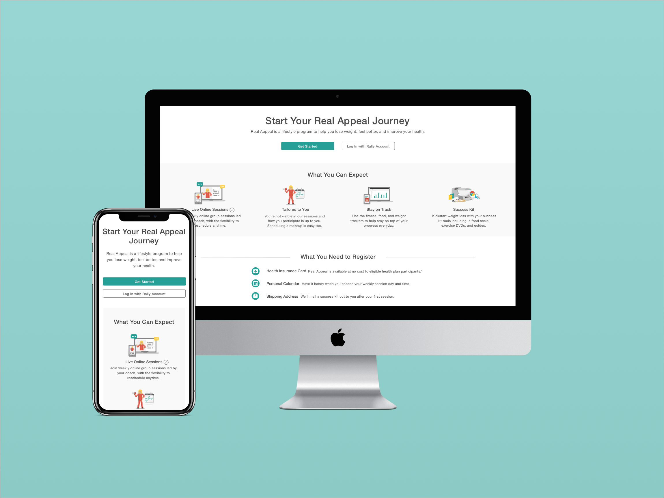 Real Appeal Landing Page