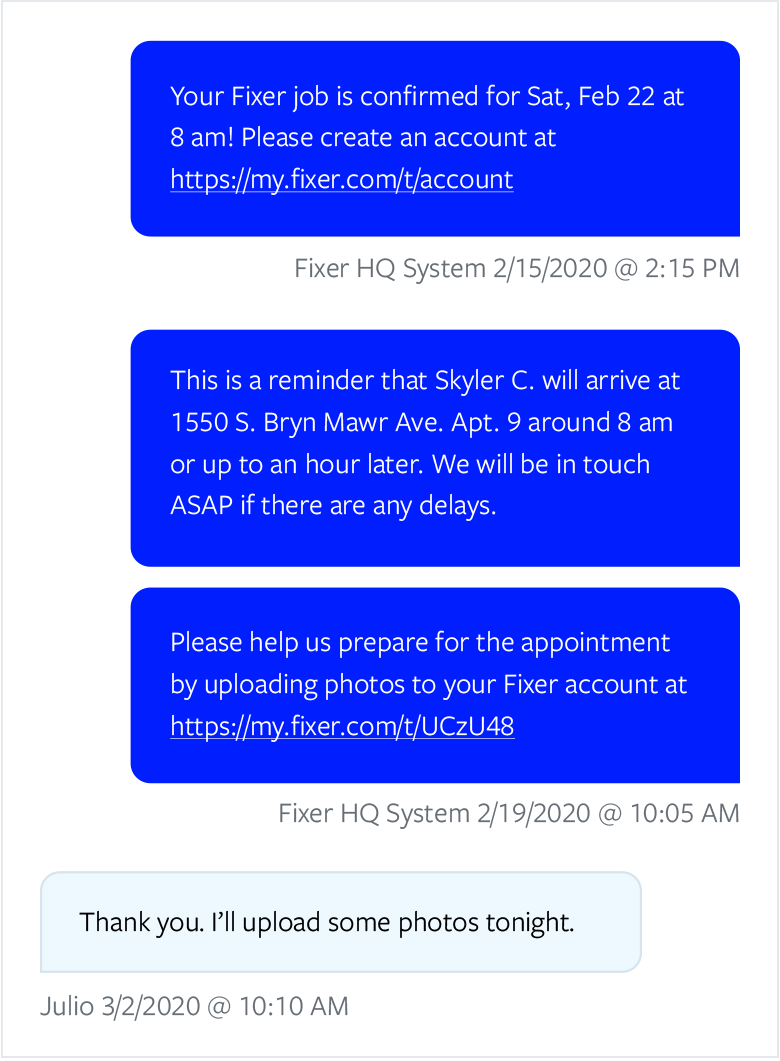 Fixer — Customer Case Study | Textline