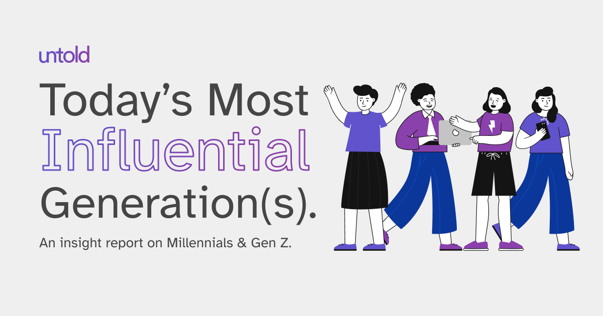 Today's Most Influential Generation(s) - A Millennial & Gen Z Report