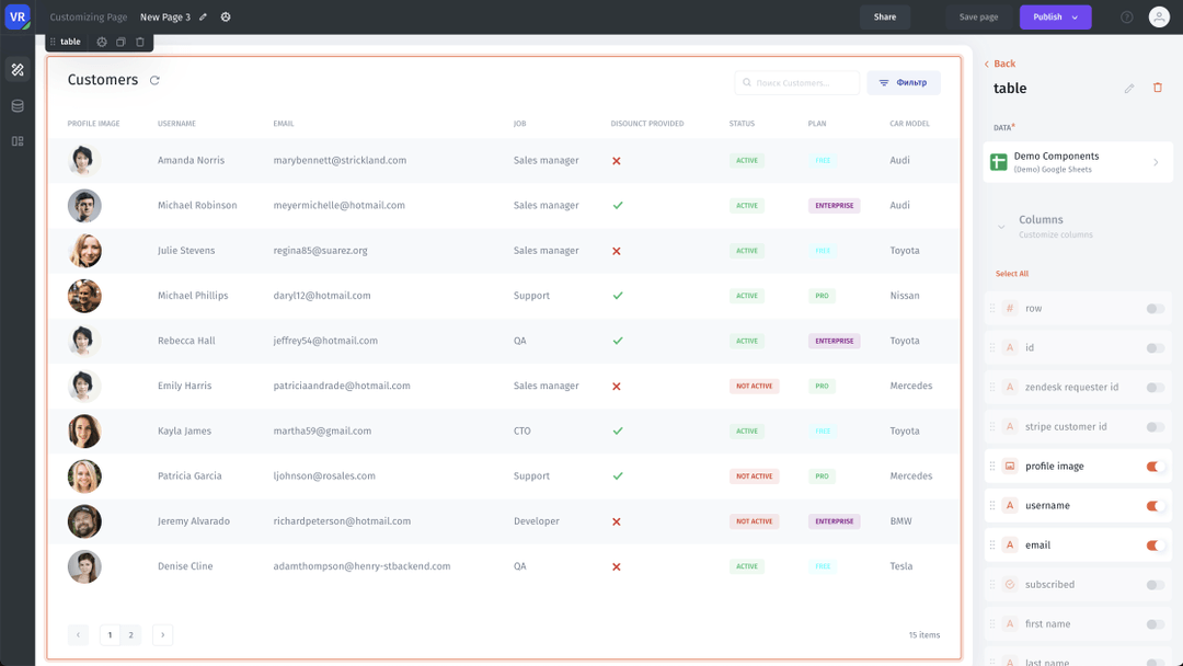Top 7 Retool alternatives | UI Bakery