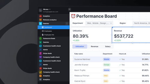 Drag and drop UI builder