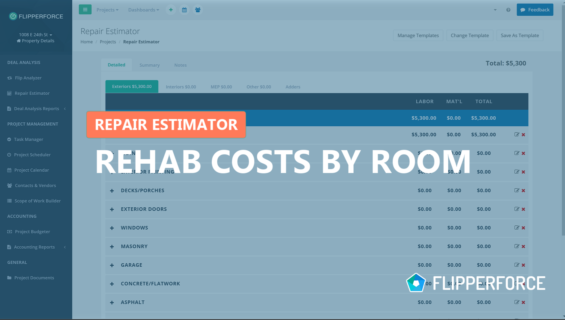 Estimating Rehab Costs by Rooms | House Flipping Videos