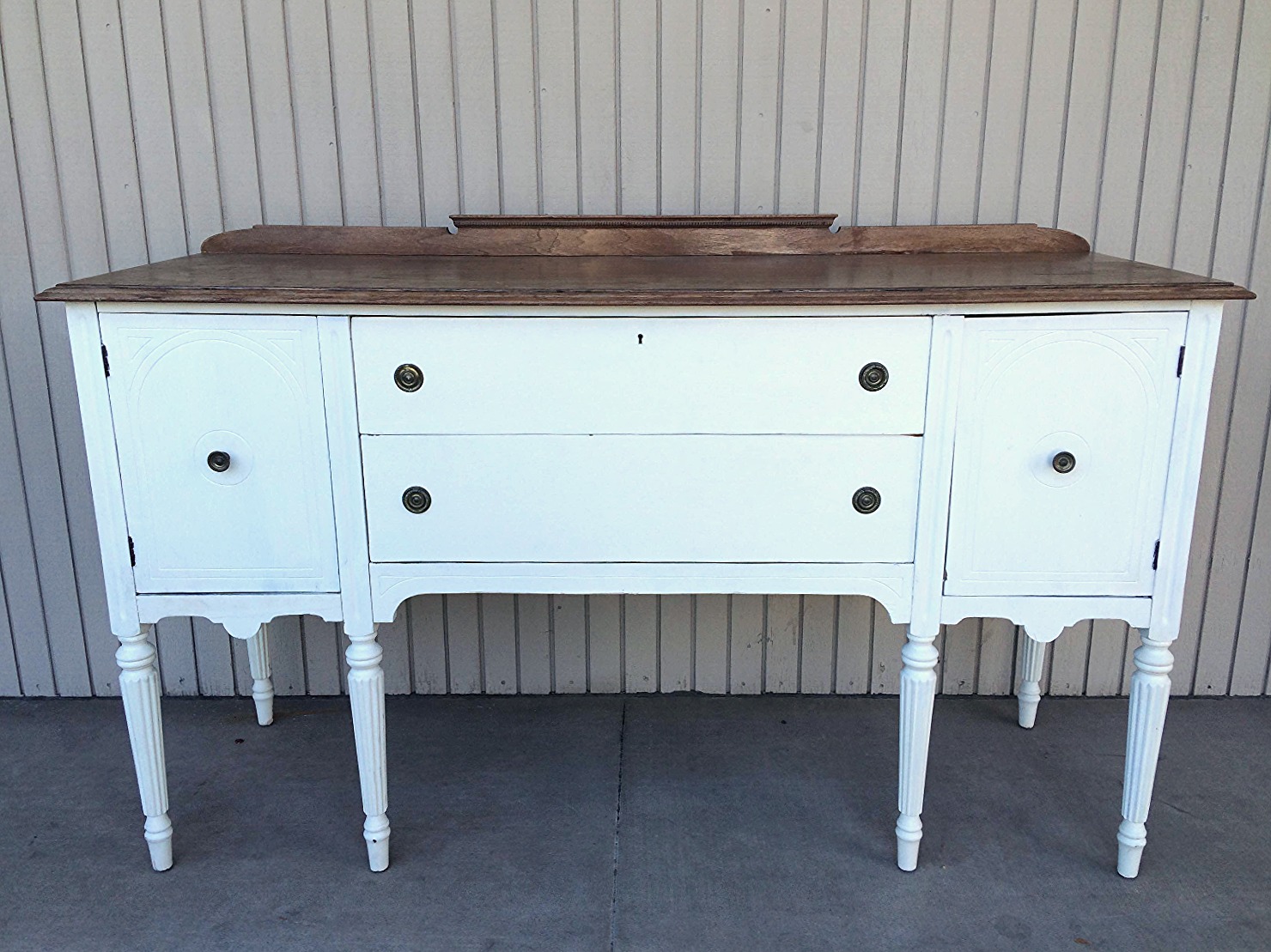White Vintage Buffet at Sean Pride blog