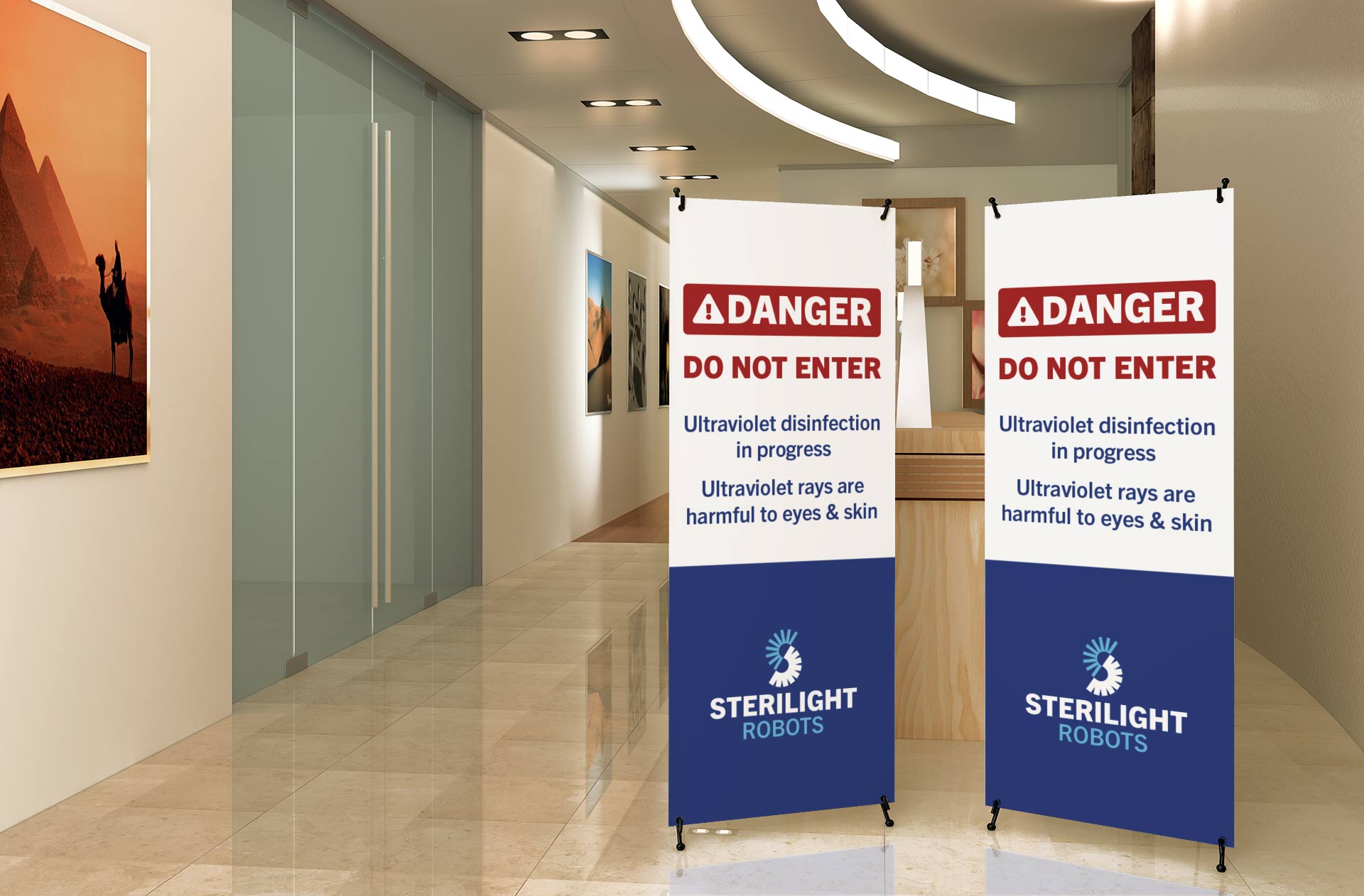 Logo & Catalogue Design for Sterilight Robots | Logo Geek