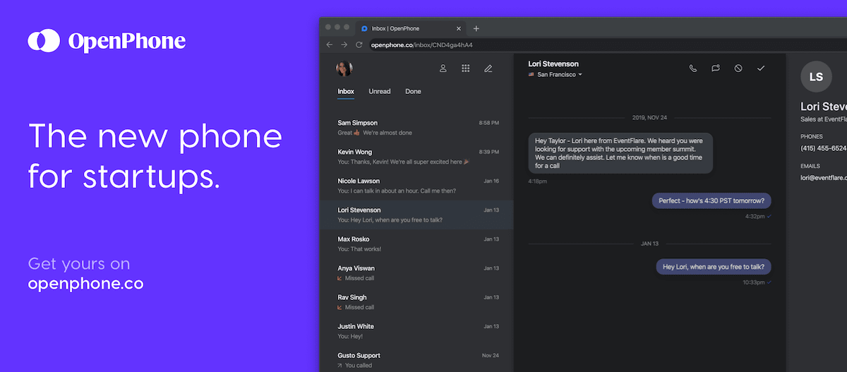 OpenPhone Review Update and Interview | The Aloa Blog