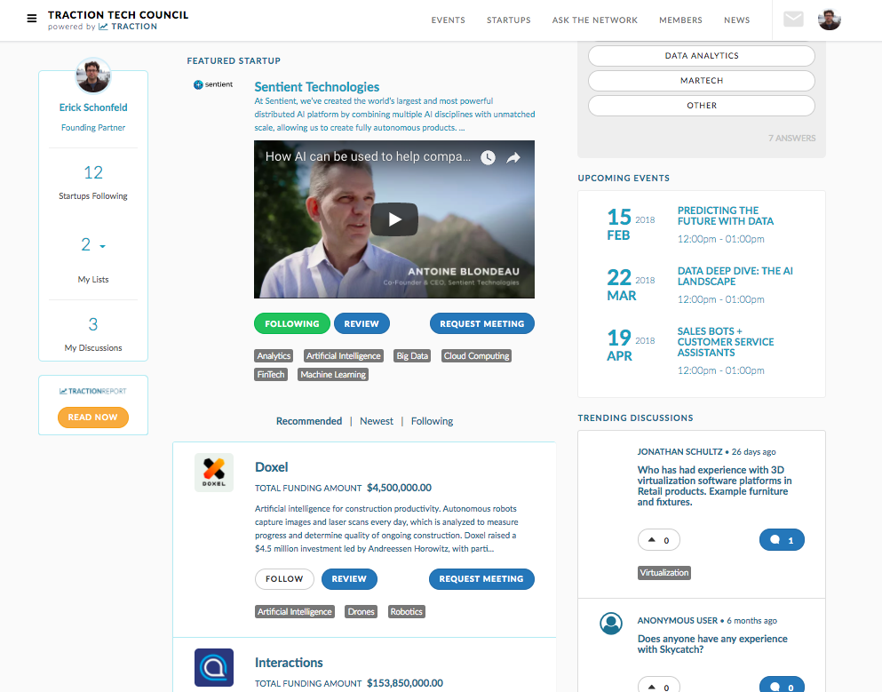 The Traction Tech Council—A New Way To Discover Innovation For The ...