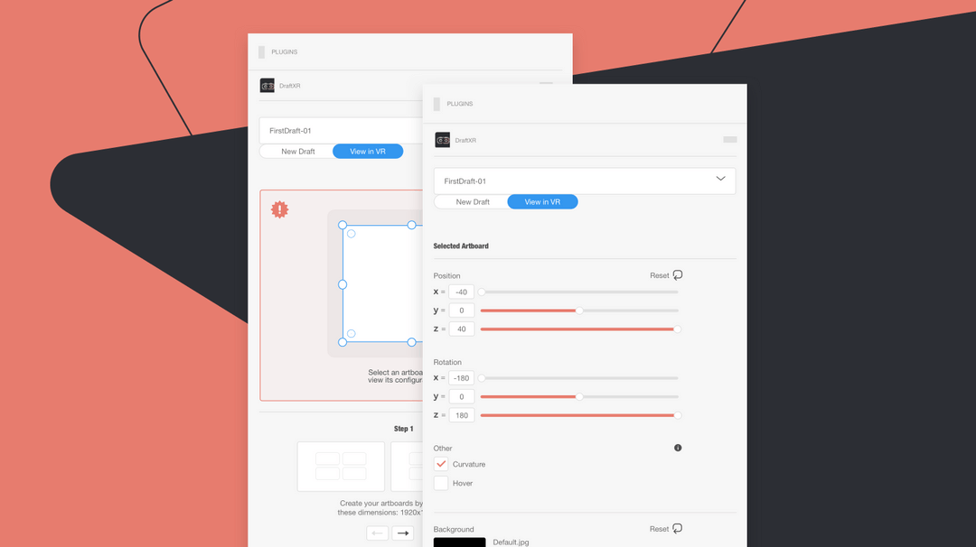 DraftXR - Instant VR Prototyping
