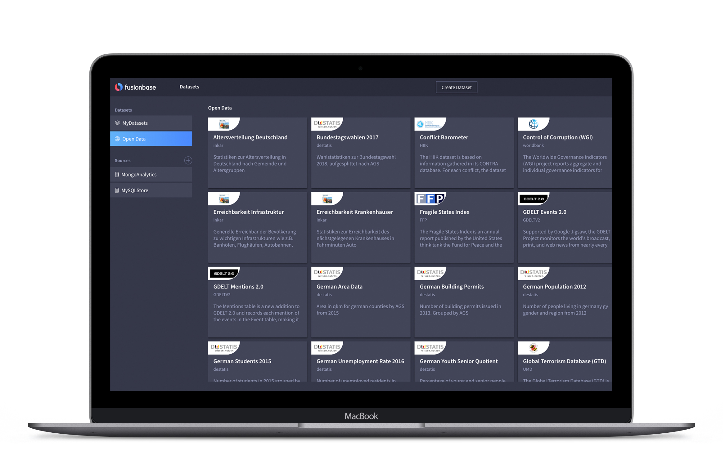 Fusionbase - fast & agile access to the world's data