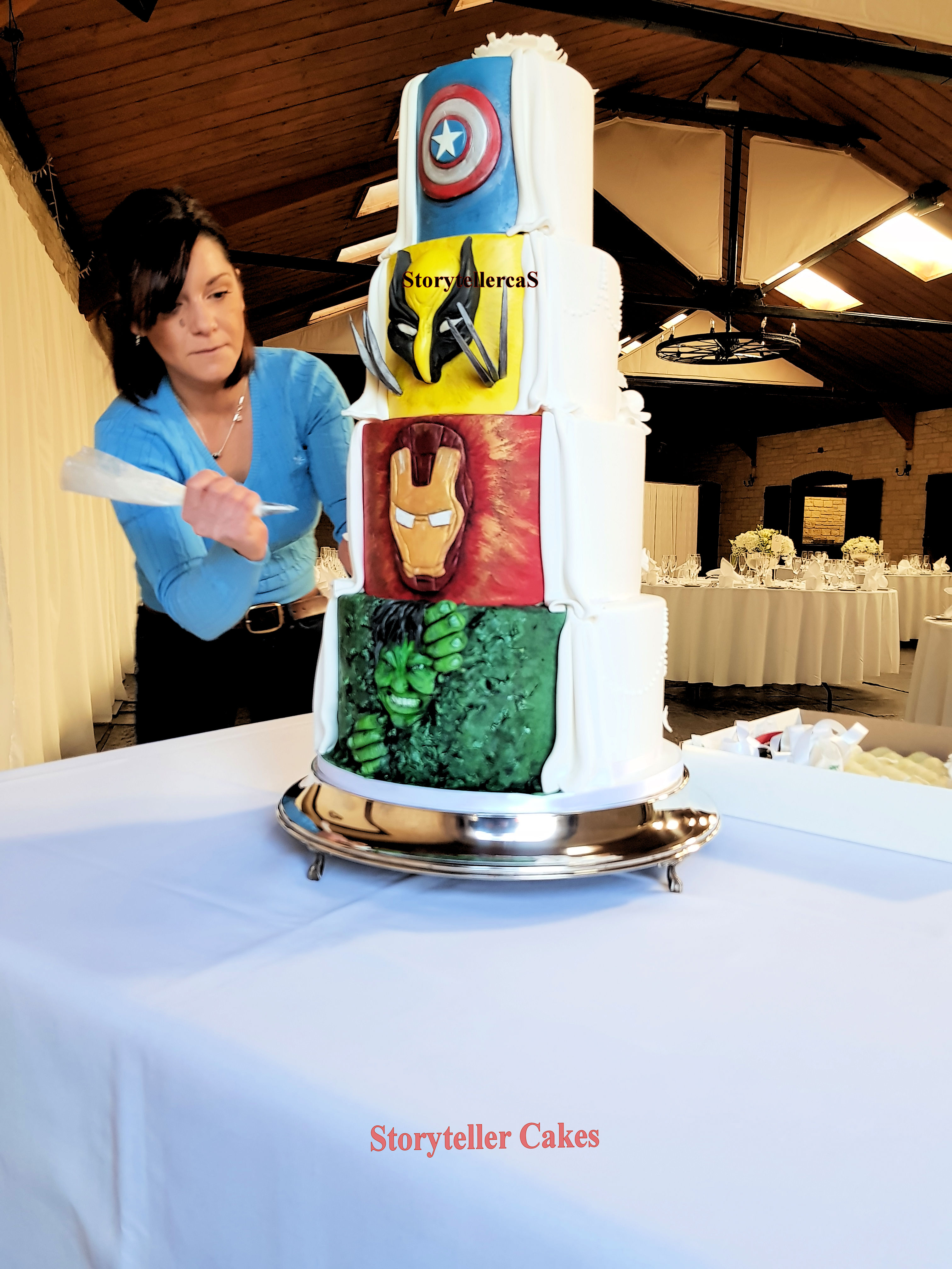 Superhero Wedding Cake