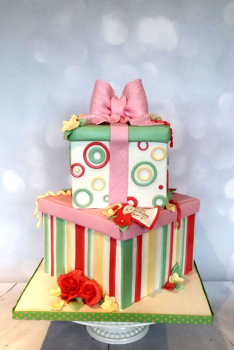 present box cake