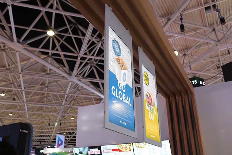 LCD Hanging Double Sided Displays | ONQDigital Australia