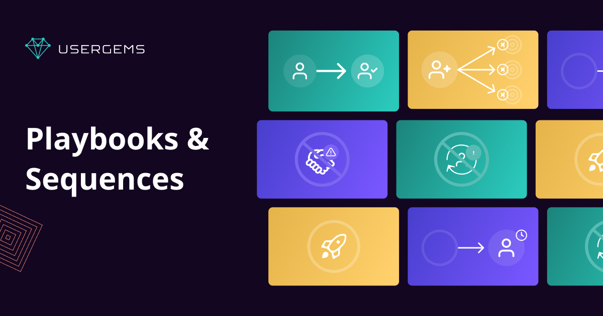 UserGems Playbooks & Sequences