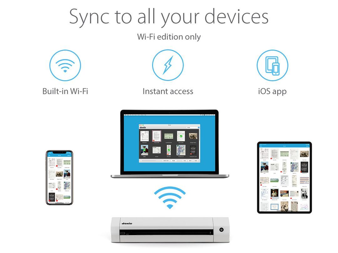 Doxie Go SE Series, Wireless & Mobile | Doxie Scanners — Ultra-Portable ...