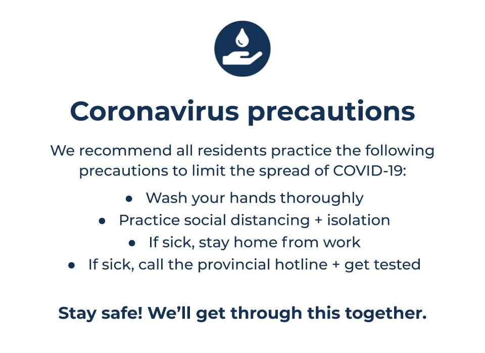 A COVID-19 building notice template for your elevator screens