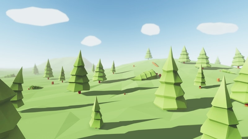 Unity - Low Poly Trees Pack