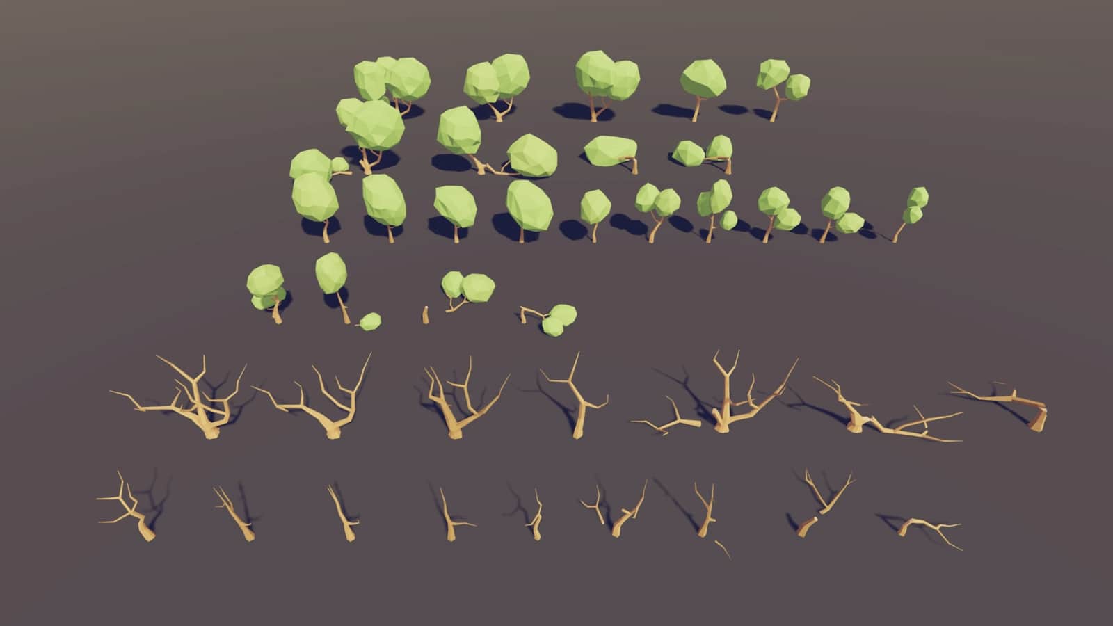 Unity - Low Poly Trees Pack