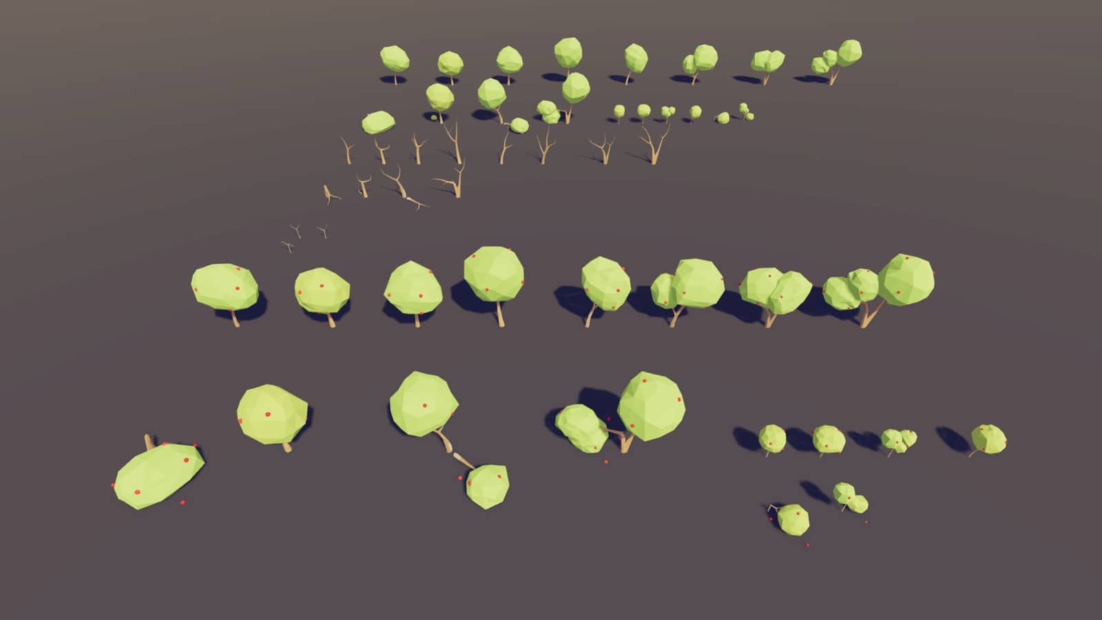 Unity - Low Poly Trees Pack