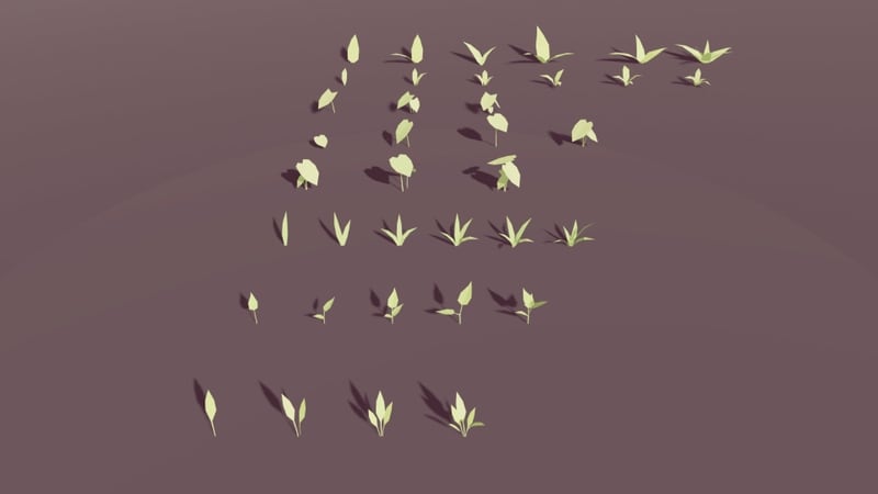 Unity - Low Poly Vegetation Pack