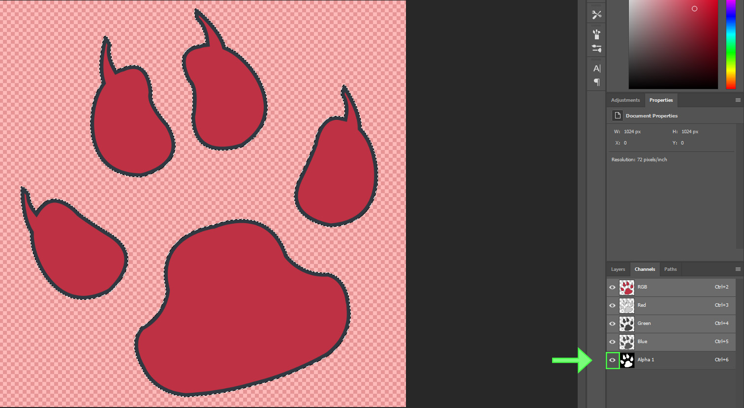How to Create Transparent Texture For Unity