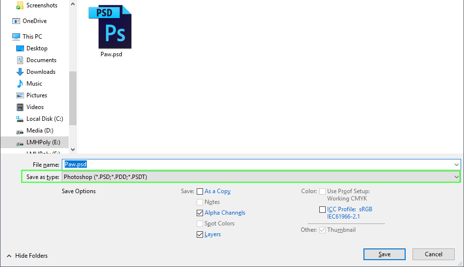 How to Create Transparent Texture For Unity