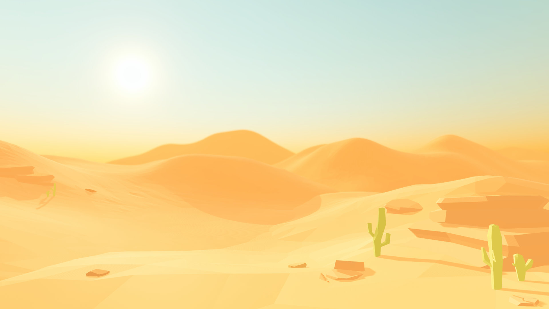 I Made Low Poly Desert Environment In Unity URP (In 40 Minutes)