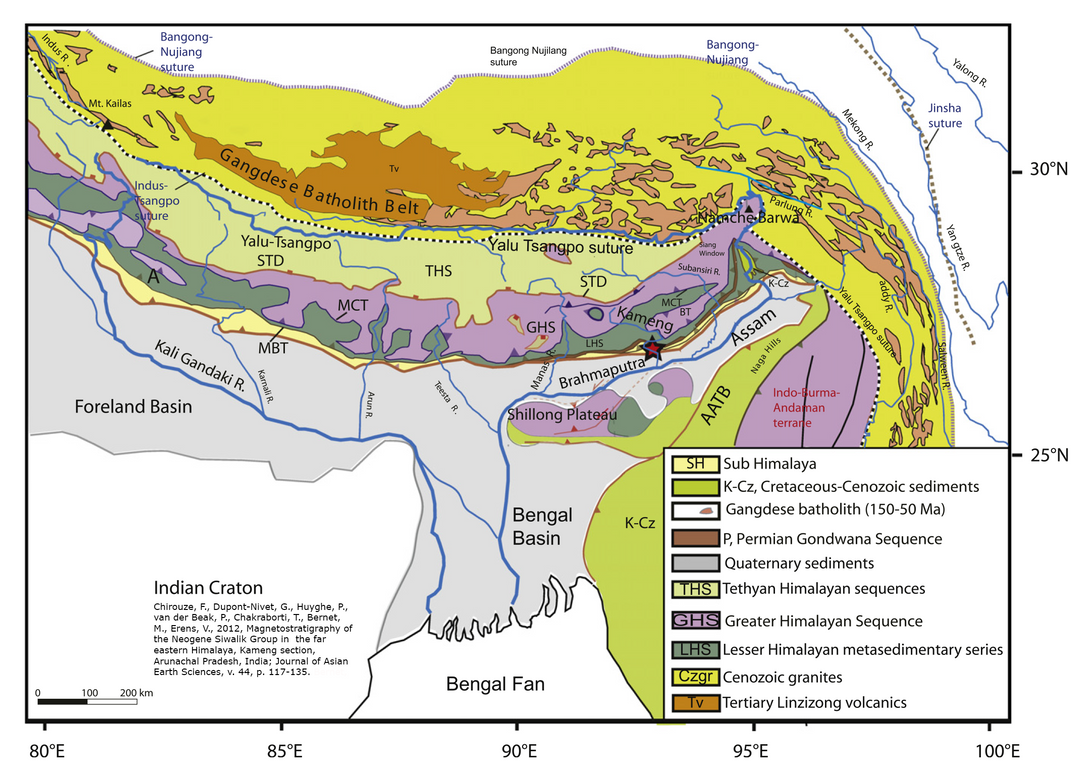 Eastern India Geologic Maps