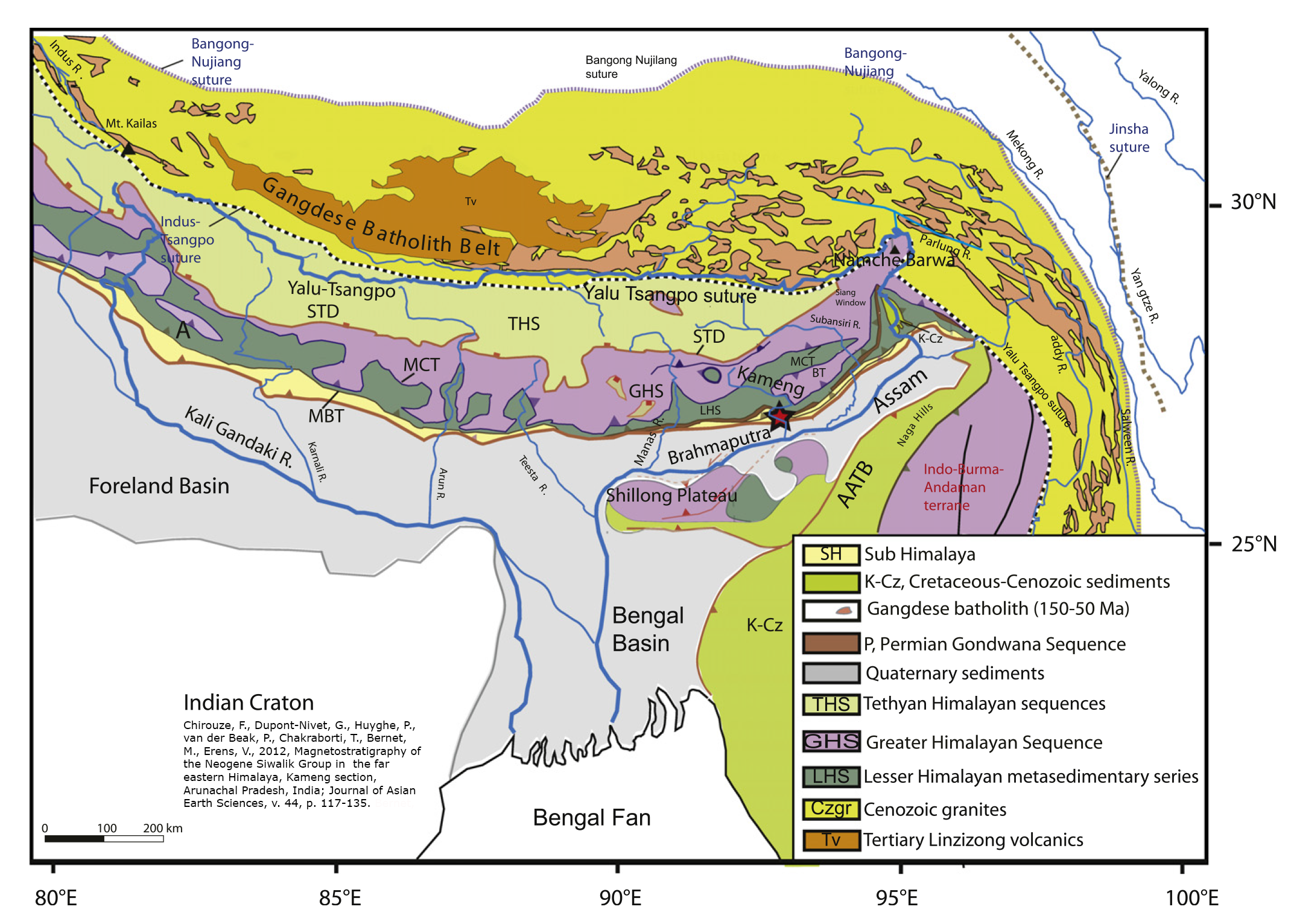 Eastern India Geologic Maps