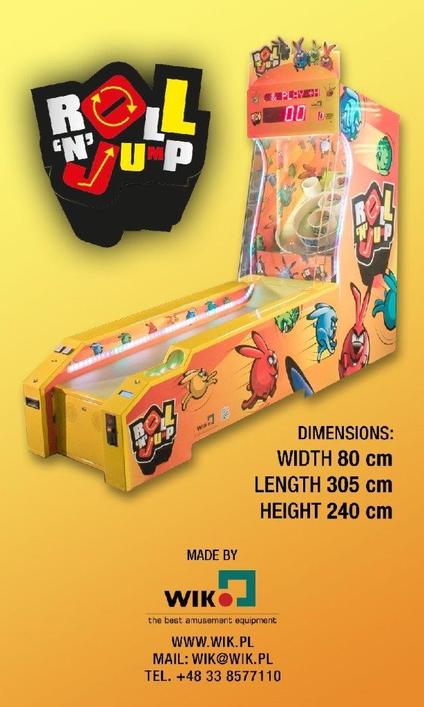 Roll 'n' Jump - your must have redemption game Roll 'n' Jump