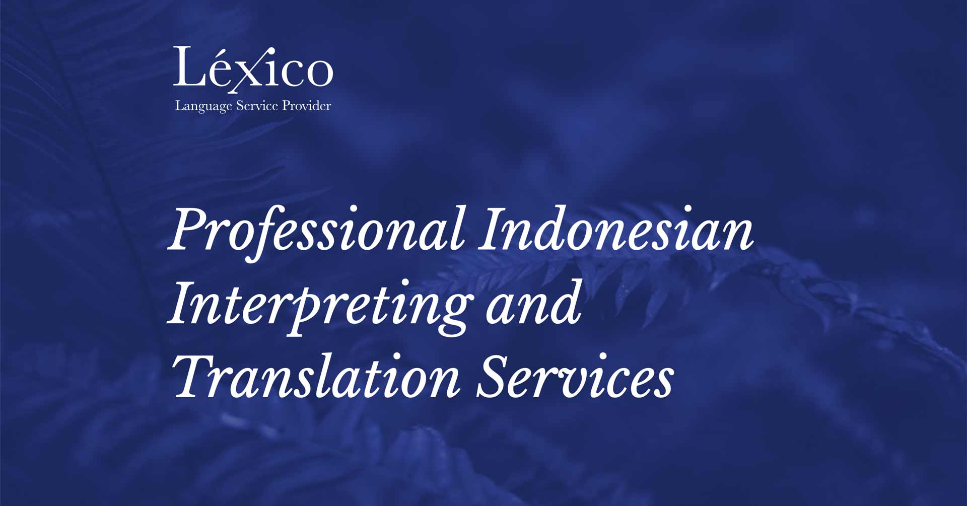 Bali Based Interpreters, Translators, and SIS Rental
