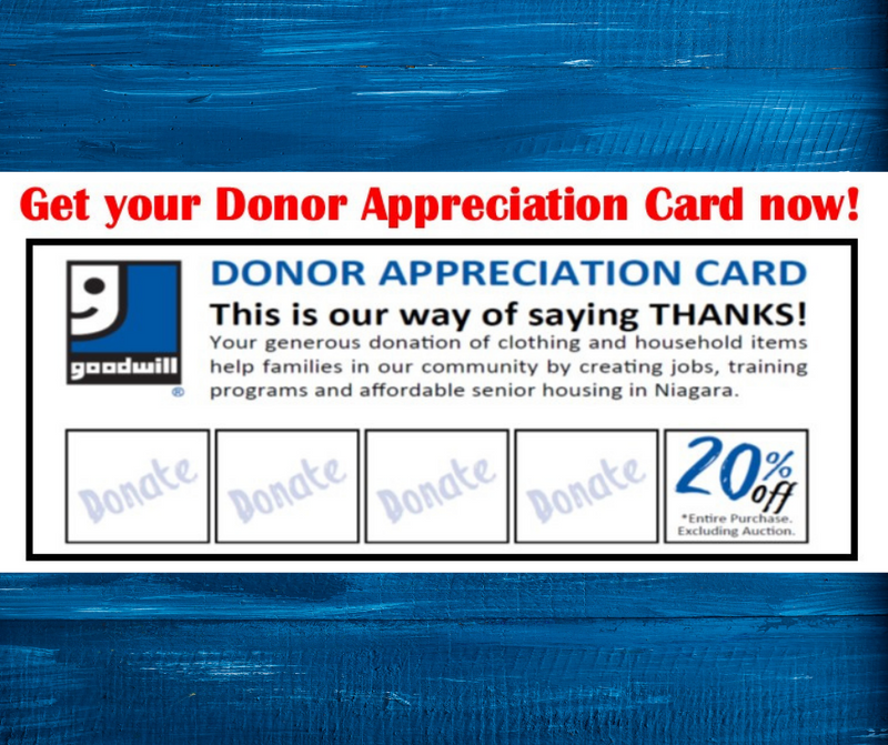 Goodwill Niagara - When you shop, good people work.