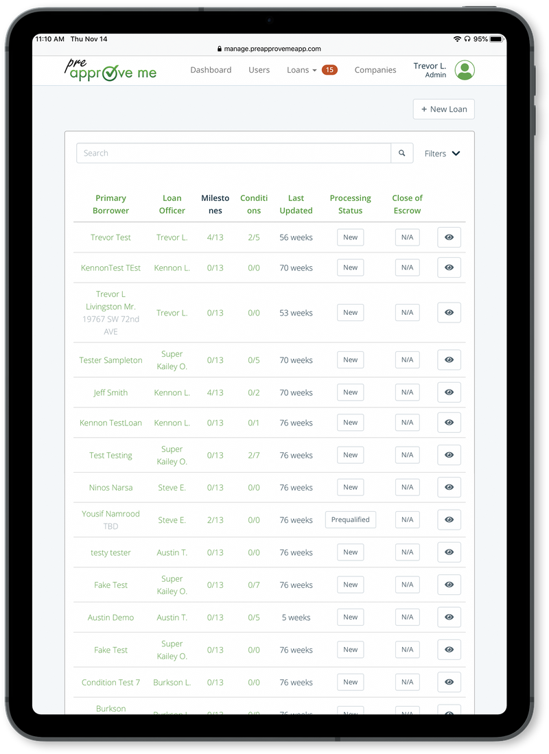 Pre-Approve Me - Mortgage Technology with a Personal Touch
