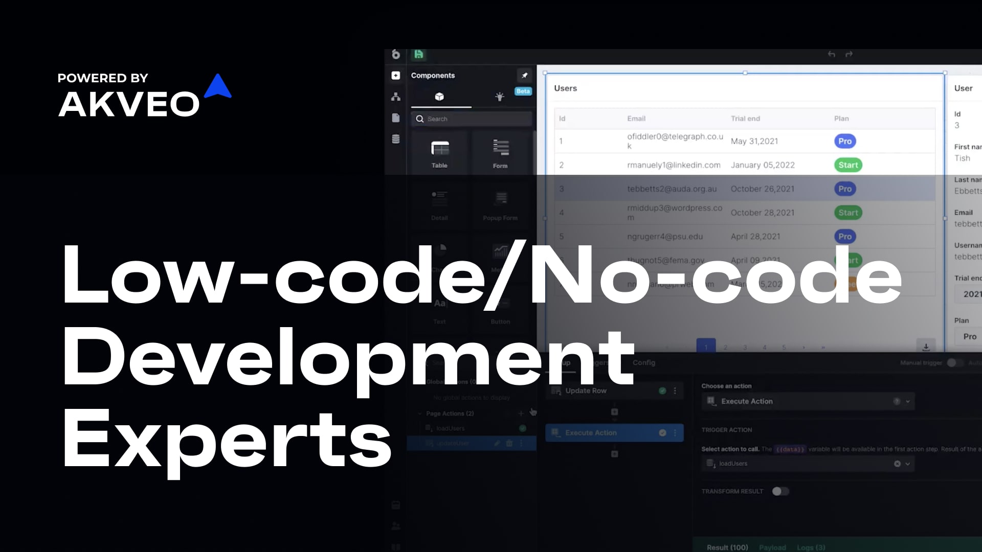 Looking for low-code/no-code development experts?