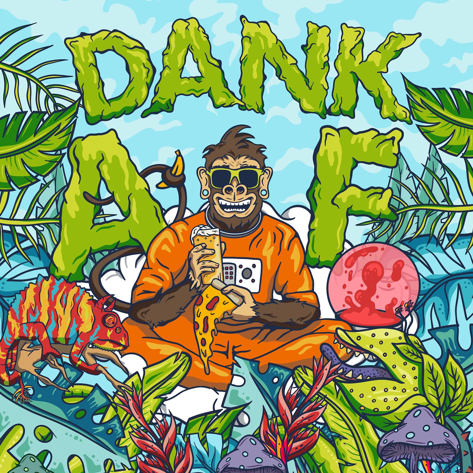 Dank Af Label Design