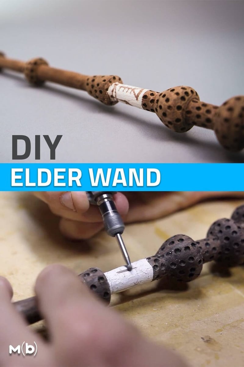 Making the Elder Wand from Harry Potter out of Walnut