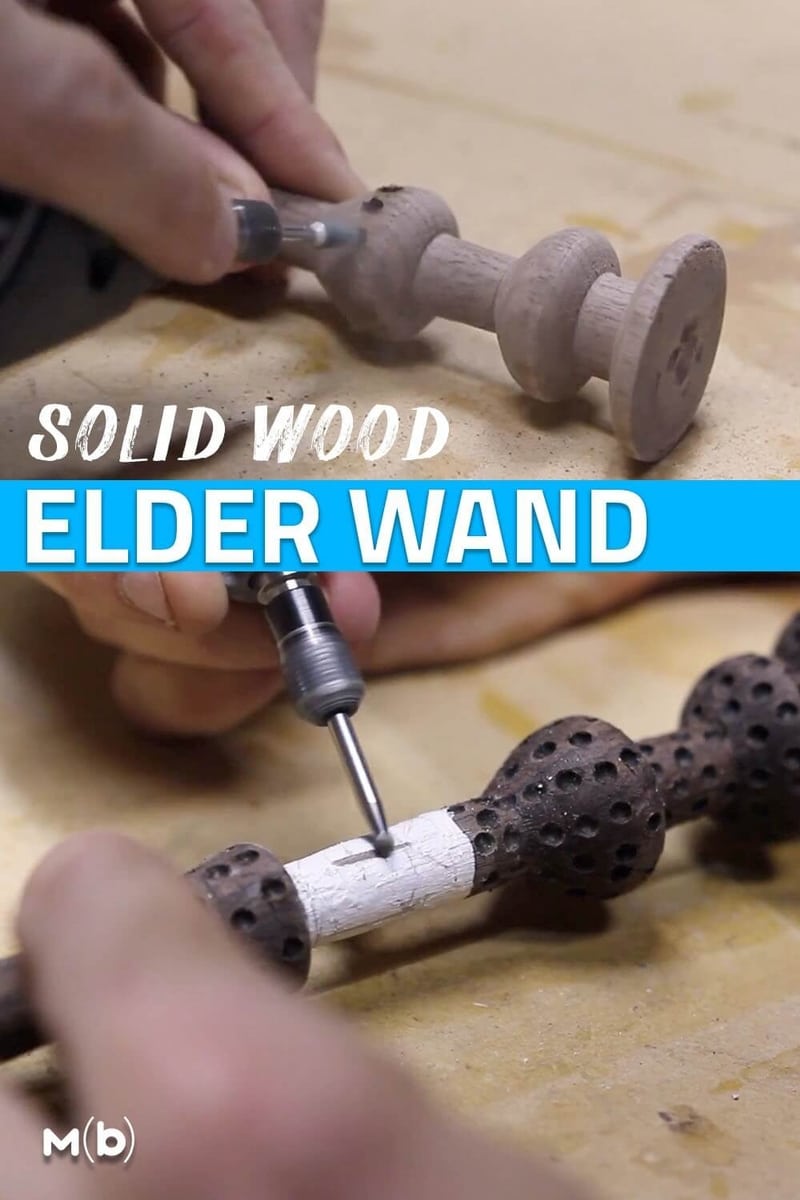 Making the Elder Wand from Harry Potter out of Walnut