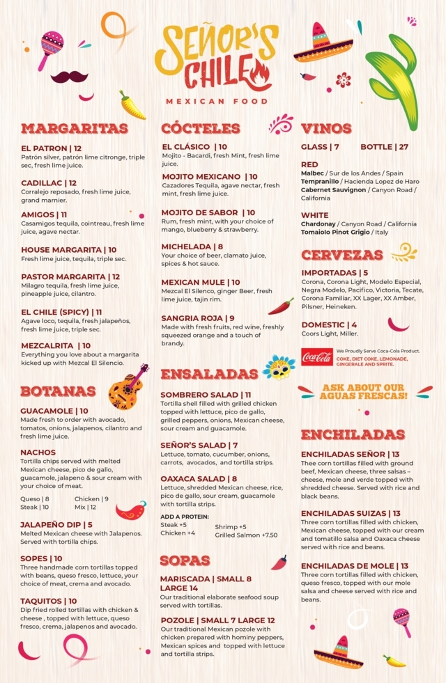 Señor's Chile - Authentic Mexican Street Food Inspire