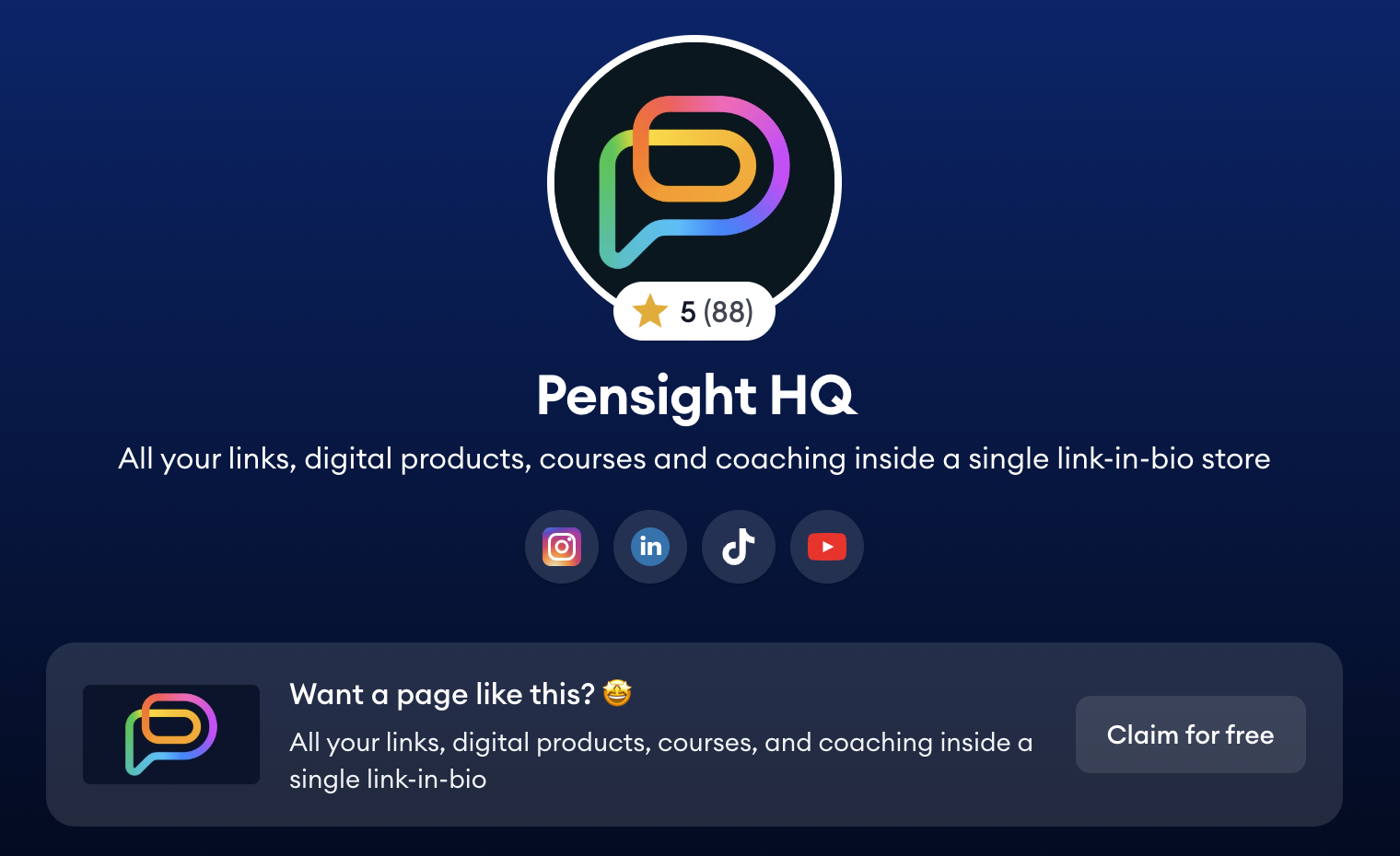How To Add An External Link To Your Pensight Page