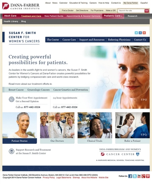 Dana-Farber - Redesign Hospital Intranet On Ektron CMS