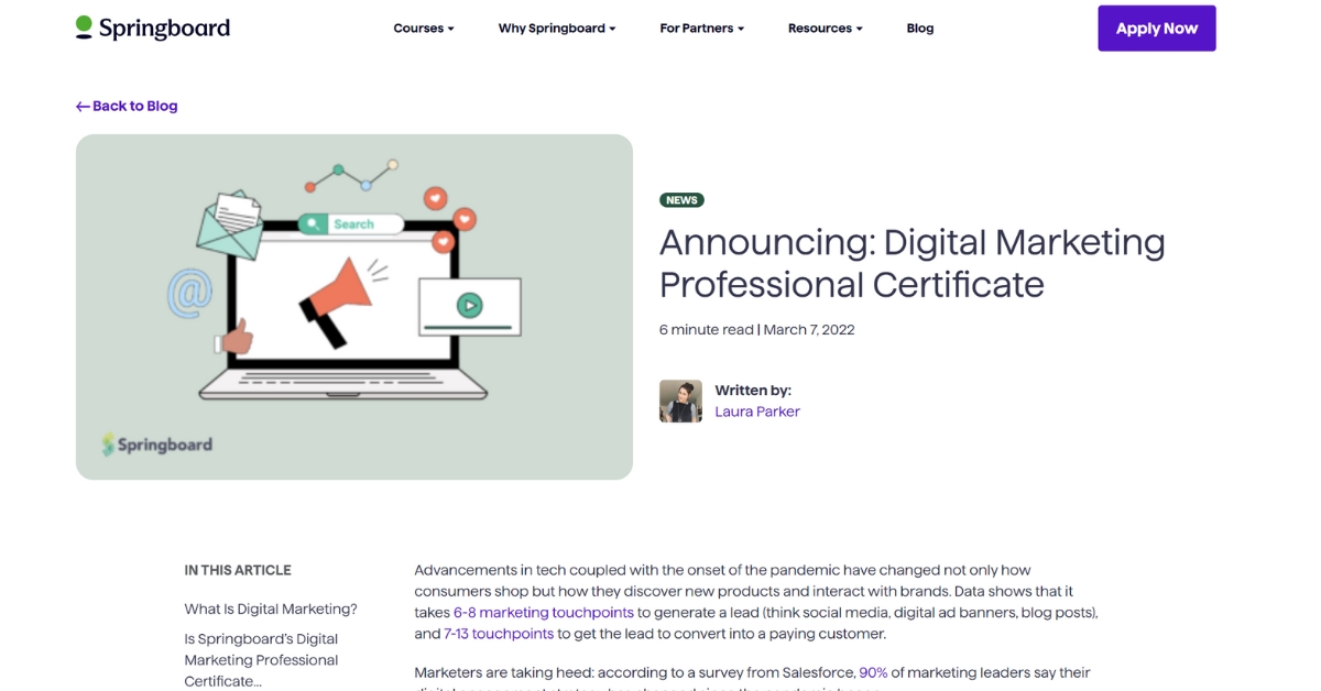Best Digital Marketing Bootcamps | SparrowBoost