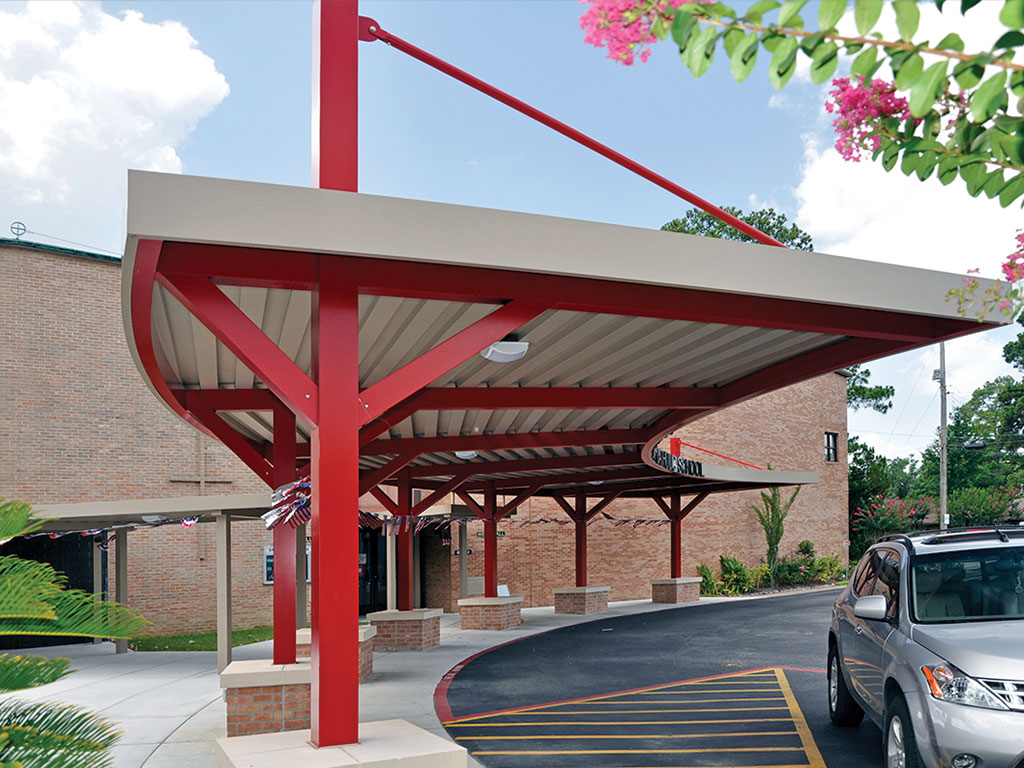 Gallery Drop-Off Canopies | AVAdek