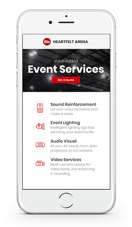 Heartfelt Arena Events Venue