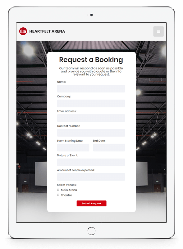 Heartfelt Arena Events Venue