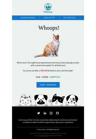 Prize Winner Announcement Email Template | Unlayer