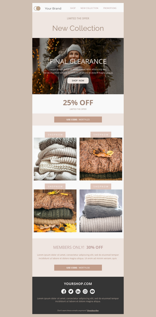 Product Delivery Update Email Template | Unlayer
