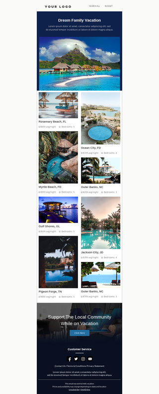 Test Drive Email Template | Unlayer