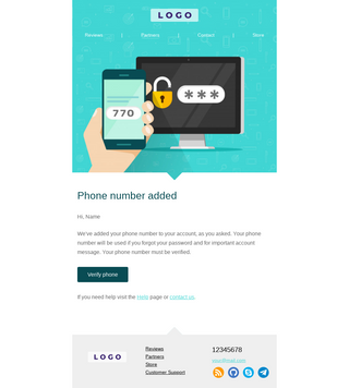 Account Activation Email Template | Unlayer