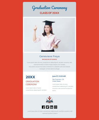 Prize Winner Announcement Email Template | Unlayer