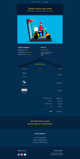 Free Confirmation Email Templates | Unlayer