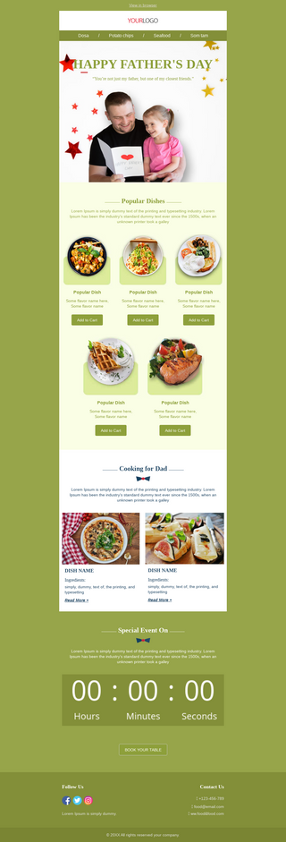 Agriculture Email Template | Unlayer